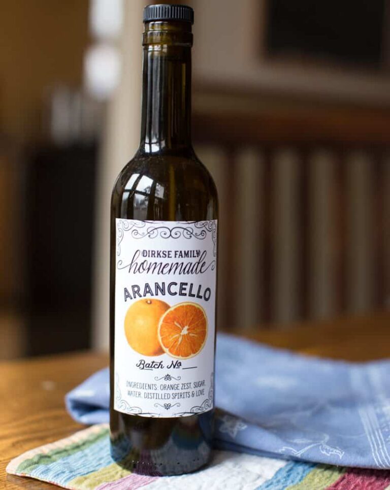 Customizable Arancello Labels