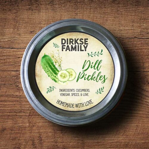 Customizable Pickle Labels
