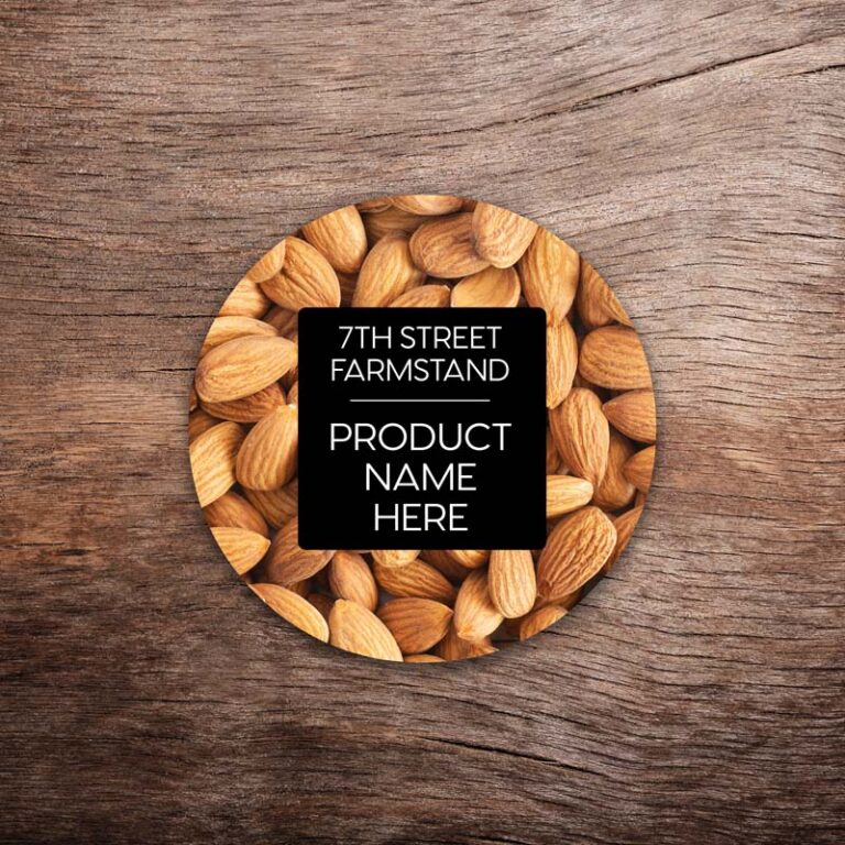 Customizable Almond Labels - Vivid Photo – Authentic Heirlooms