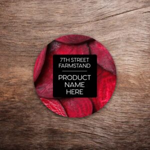 Customizable Beet Labels - Vivid Photo – Authentic Heirlooms