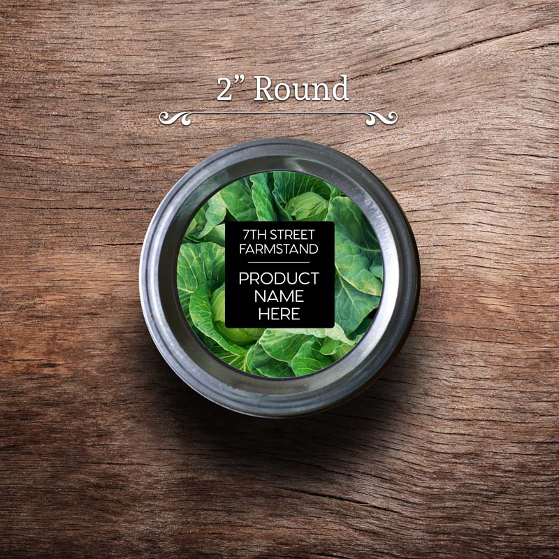 Customizable Cabbage Labels - Vivid Photo – Authentic Heirlooms