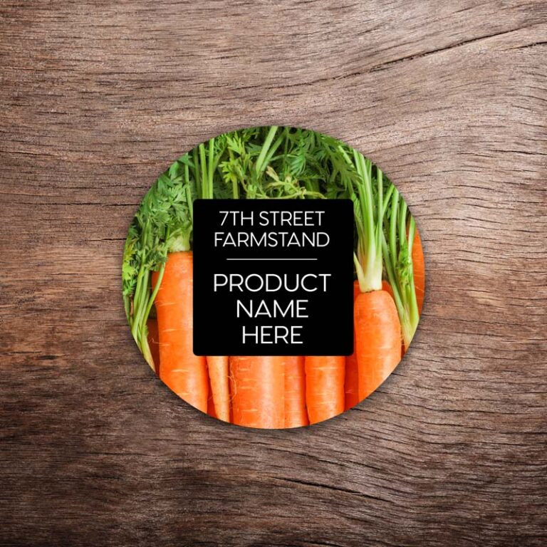 Customizable Carrot Labels - Vivid Photo – Authentic Heirlooms