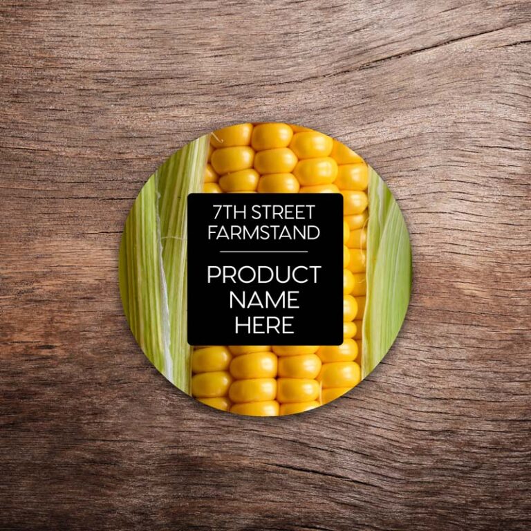 Customizable Corn Labels - Vivid Photo – Authentic Heirlooms