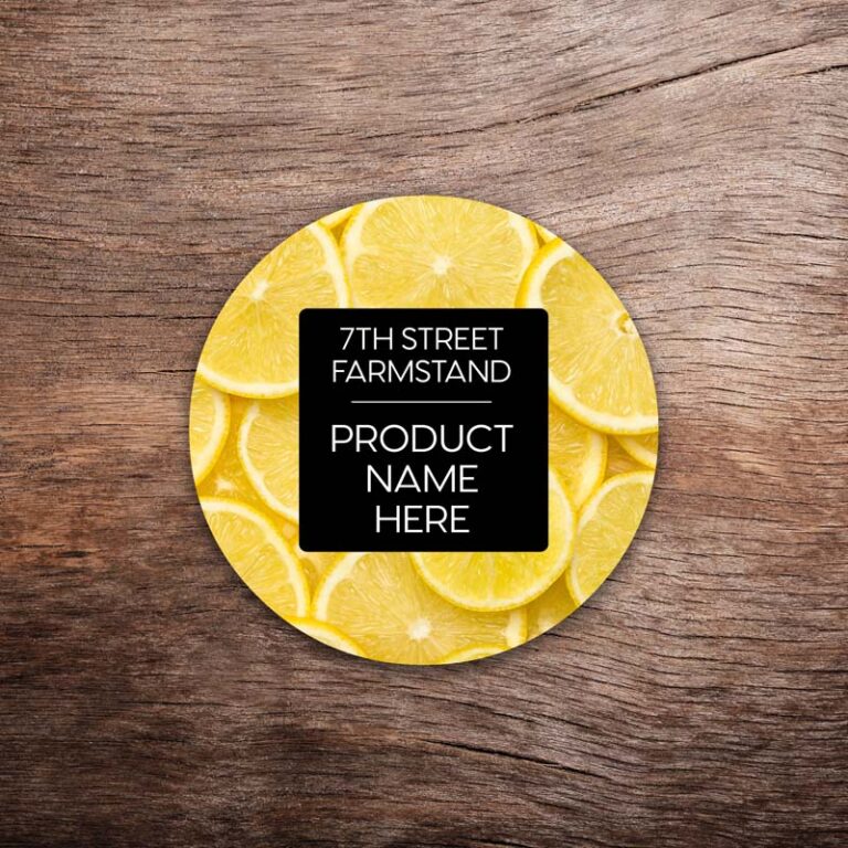 Customizable Lemon Labels - Vivid Photo – Authentic Heirlooms