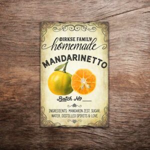 Customizable Limoncello Labels - Vintage