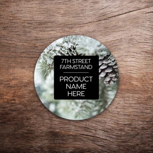 Customizable Winter Snow Labels - Vivid Photo – Authentic Heirlooms